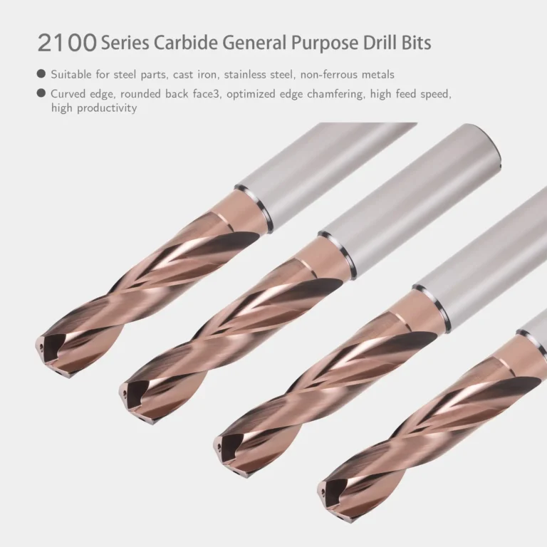 Carbide General Purpose Drill Bits D2100-3xD (3-7.5) Series - 常州精诺工具制造有限公司